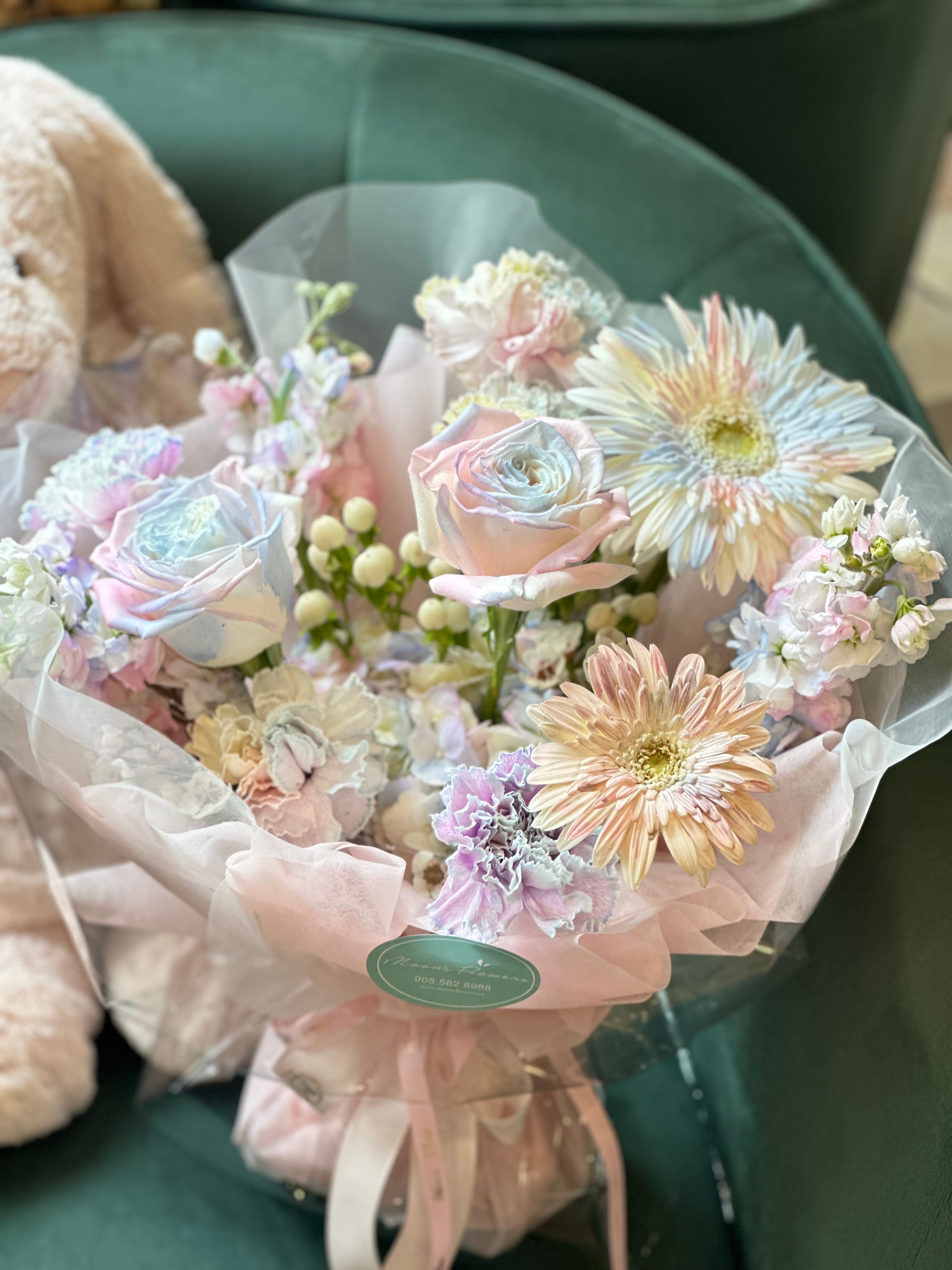 Cotton Candy Flower Bouquet