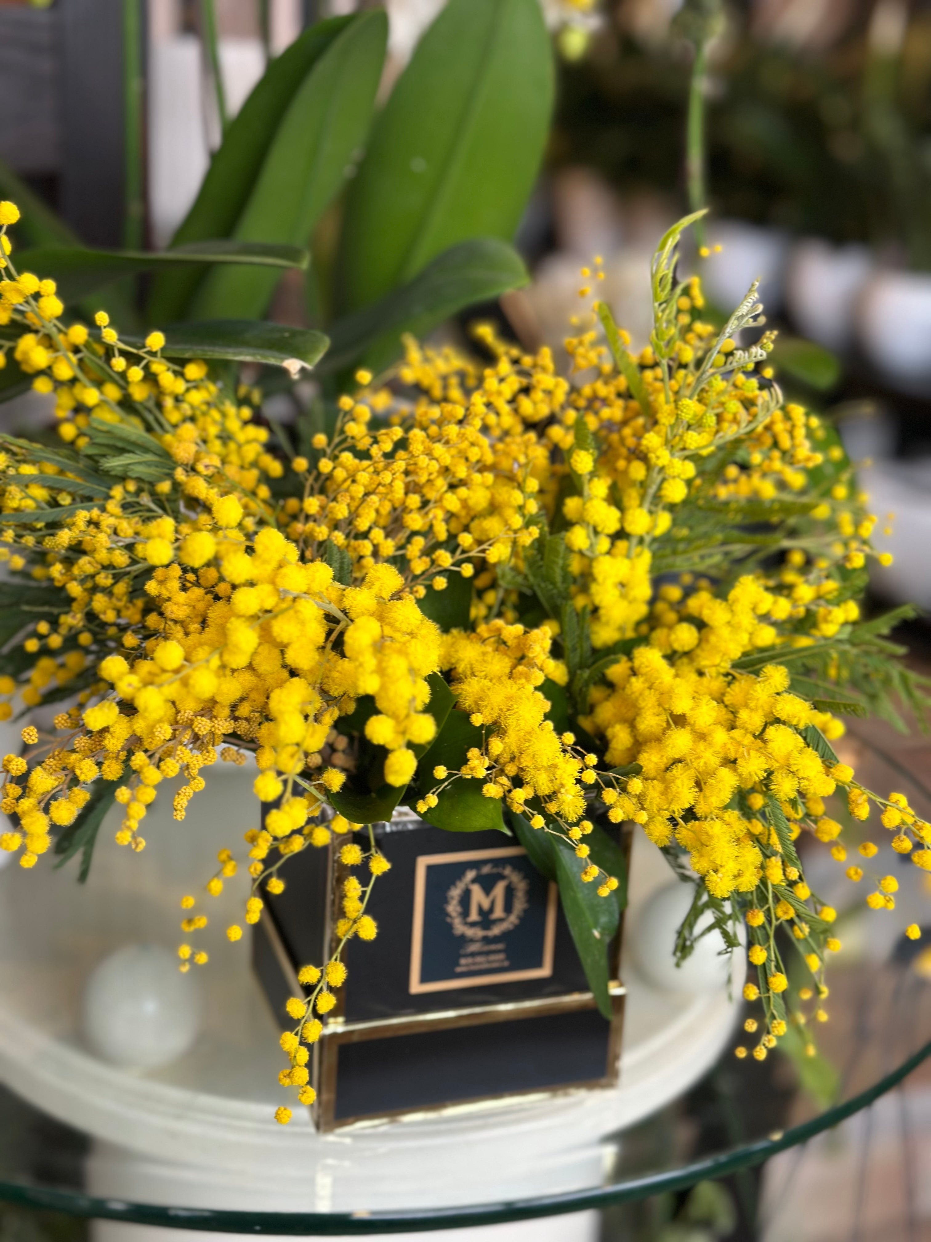 Classic Mimosa Box | Flower Delivery Toronto | Flower Shop Toronto ...
